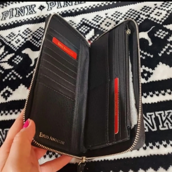 Enzo Angiolini | Bags | Enzo Angiolini Black Purse Wallet Set Nwt ...